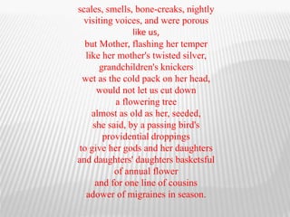 Ecology (poem) by A. K. Rmanujan | PPTX