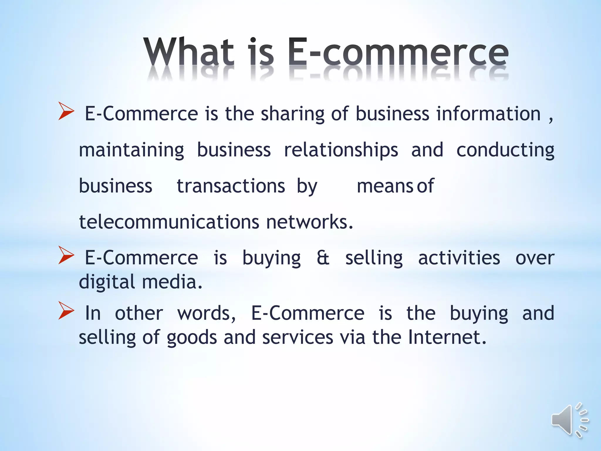 Ppt of e commerce, slide show of e commerce | PPTX