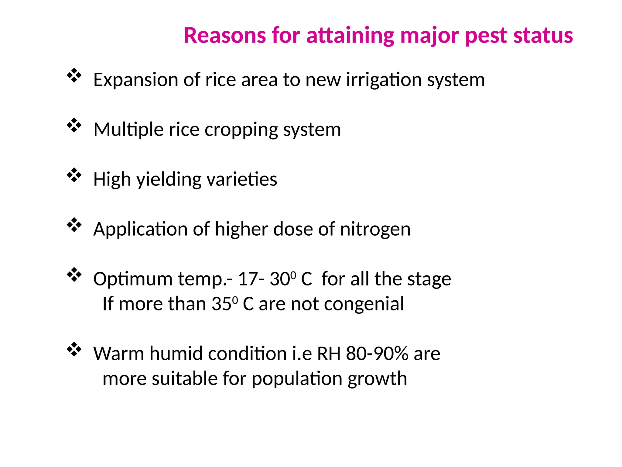 ppt on insect pest of paddy crop and their management | PPTX