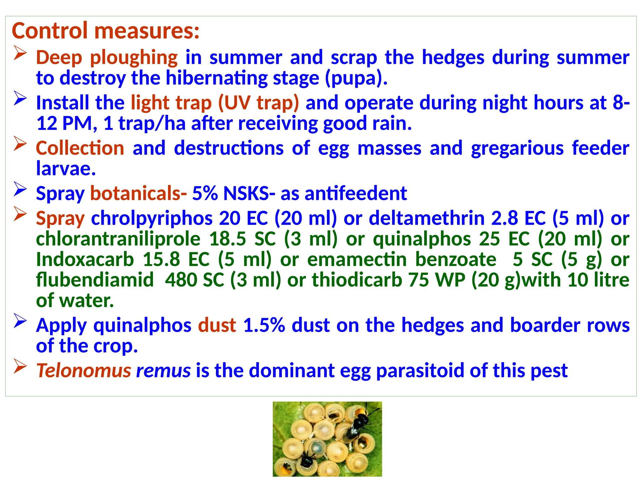 ppt on insect pest of field crops and their management | PPTX