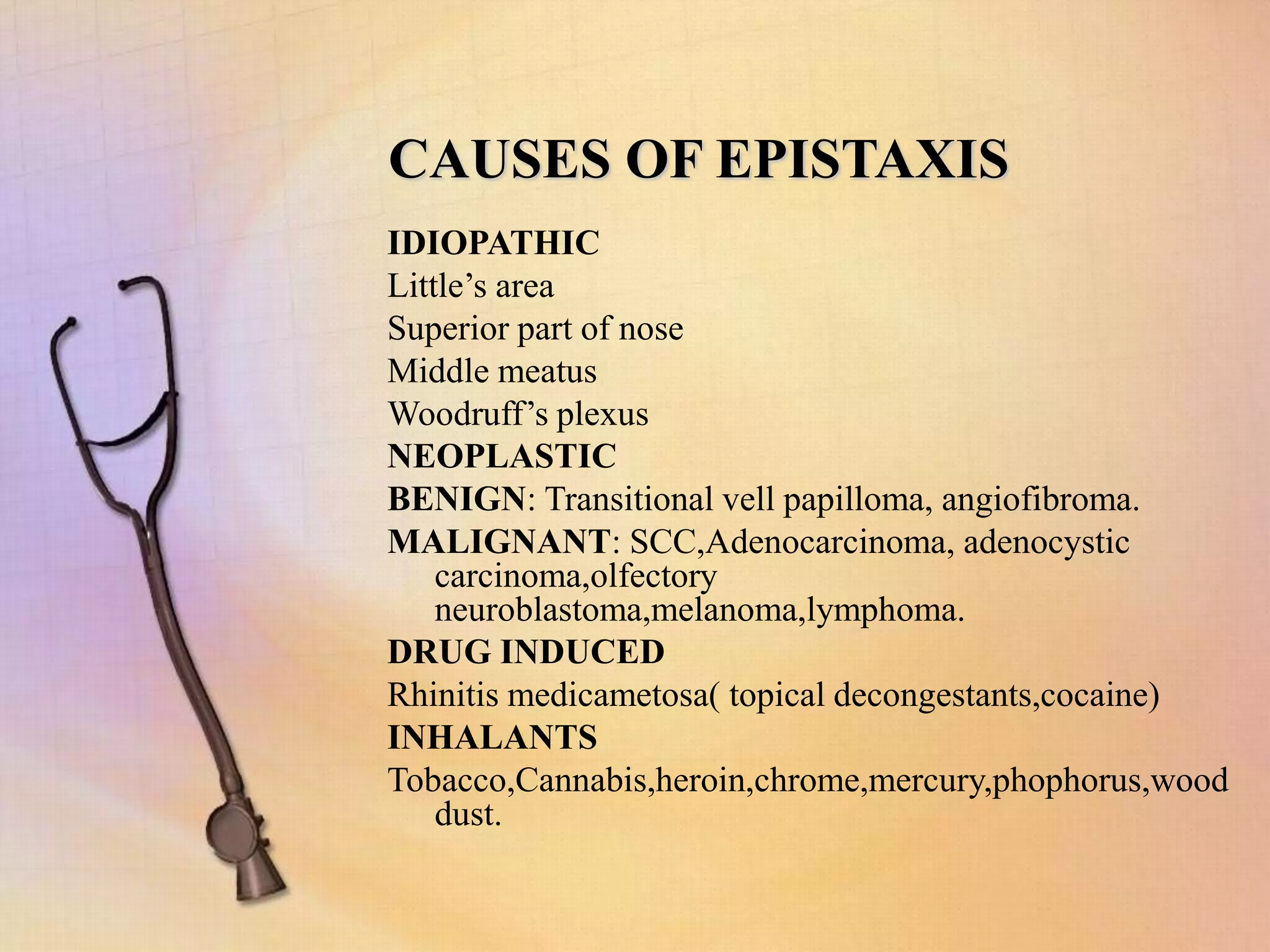 Ppt of epistaxis | PPT