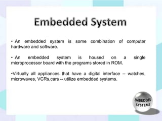 Trends in Embedded system Design | PPTX