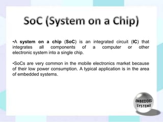 Trends in Embedded system Design | PPTX