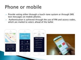 Ppt of e voting | PPTX