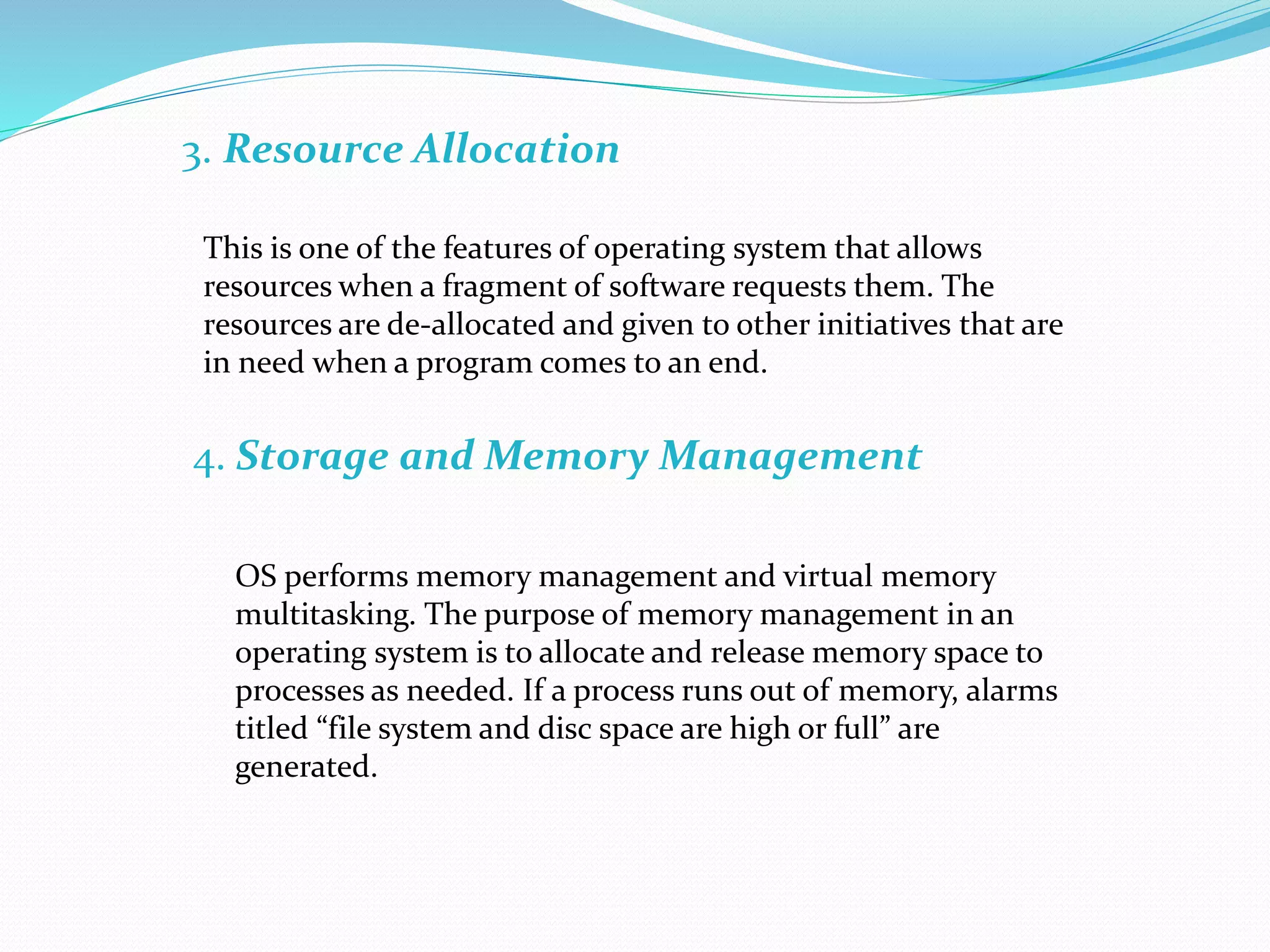 Ppt Of Features Of Operating Systempptx Operating Systems Computer Software And Applications