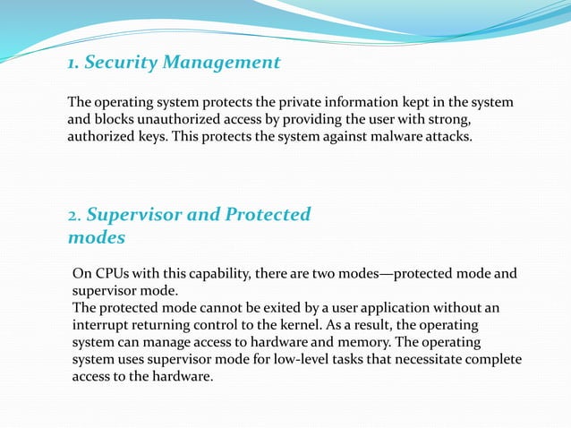 ppt of features of operating system.pptx | Operating Systems | Computer ...