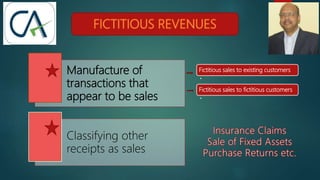 PRESENTATION ON FINANCIAL STATEMENT FRAUDS | PPTX