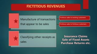 FINANCIAL STATEMENT FRAUDS | PPTX