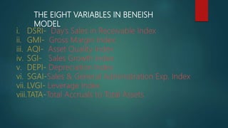 FINANCIAL STATEMENT FRAUDS | PPTX