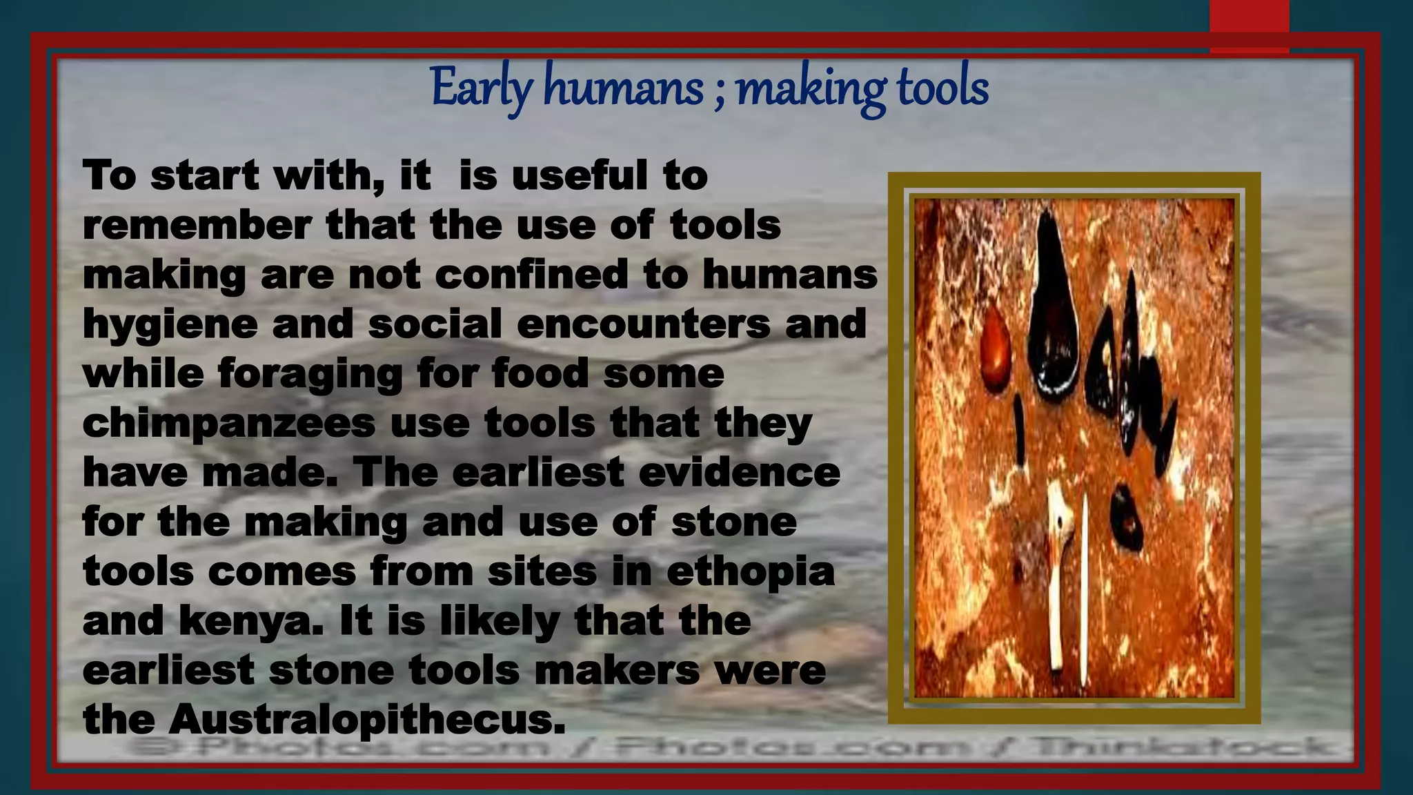 From the beginning of time - a story of human evolution | PPTX