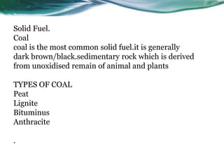 ppt of fuel and combustion | PPTX