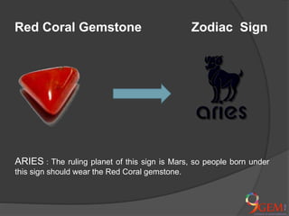 Gemstones based on zodiac sign | PPTX