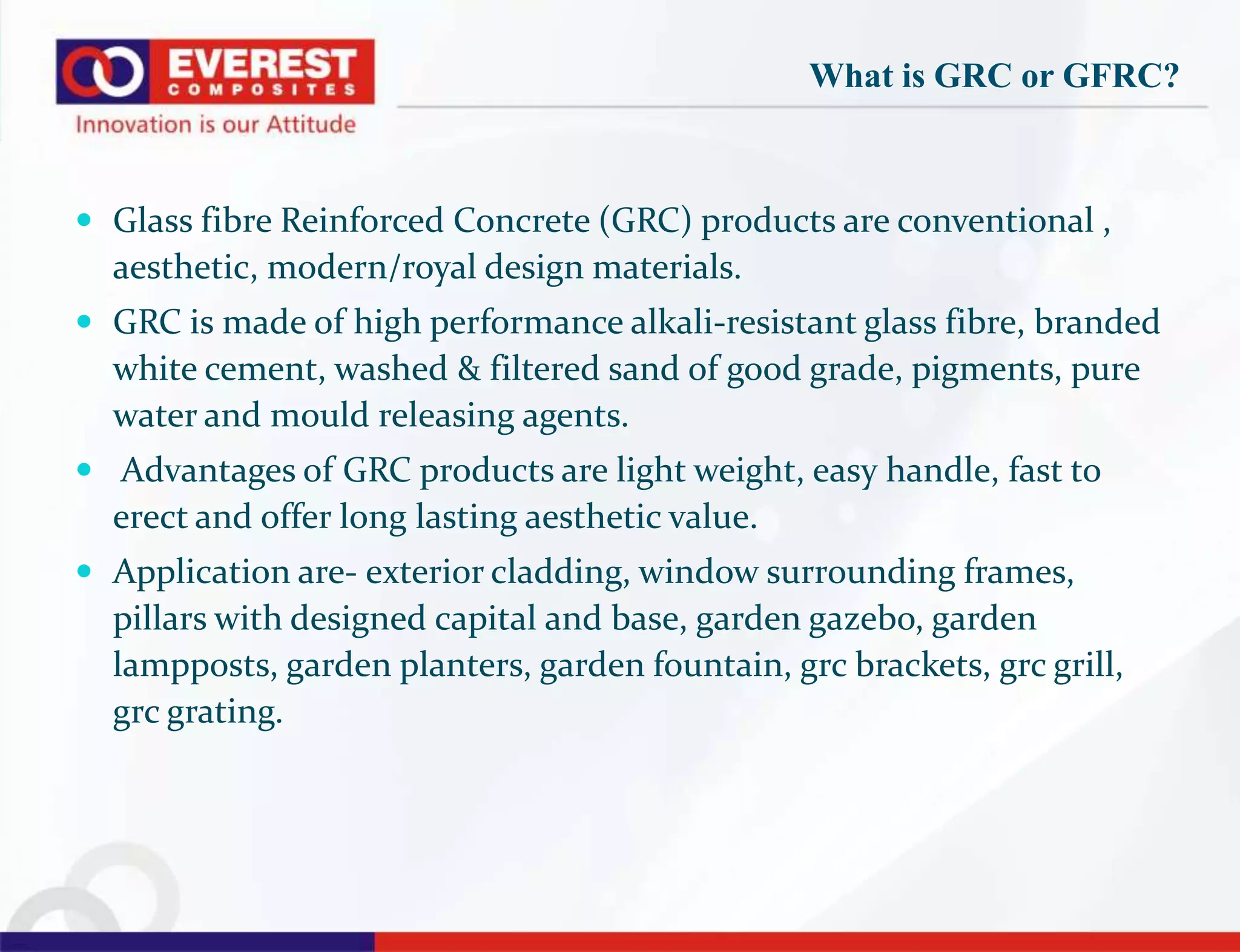 Ppt of grc final everestfiber | PPTX