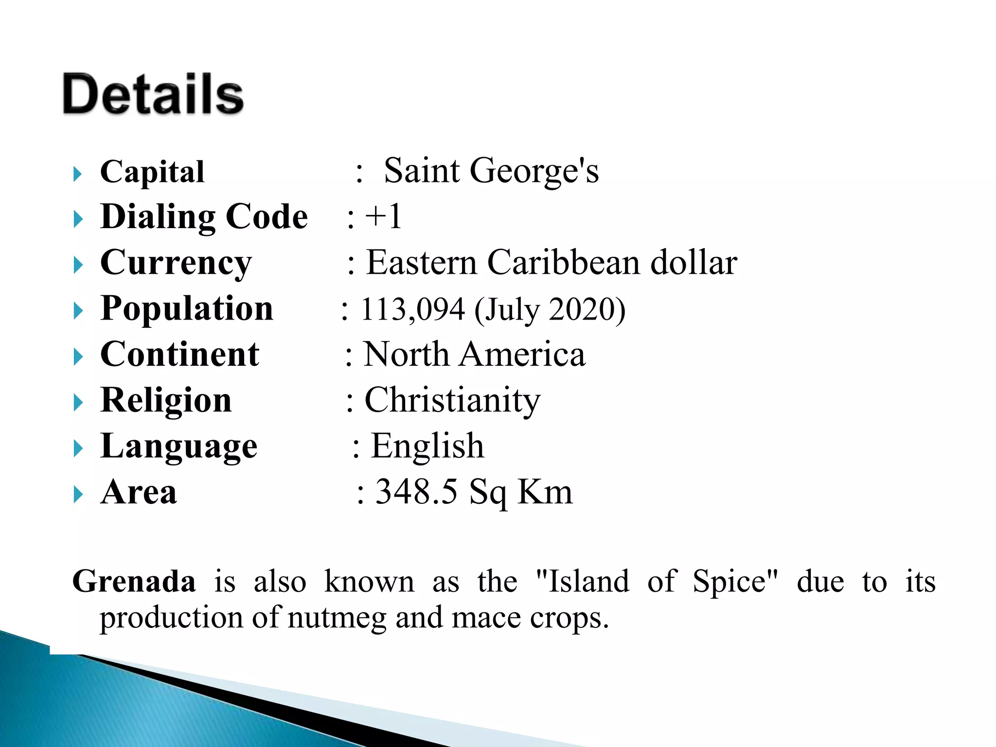 PPT OF GRENADA BY ASIYA SHAIK.pptx | Desserts and Baking | Food & Drink