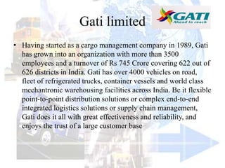 Go to MARKET by Gati | PPTX