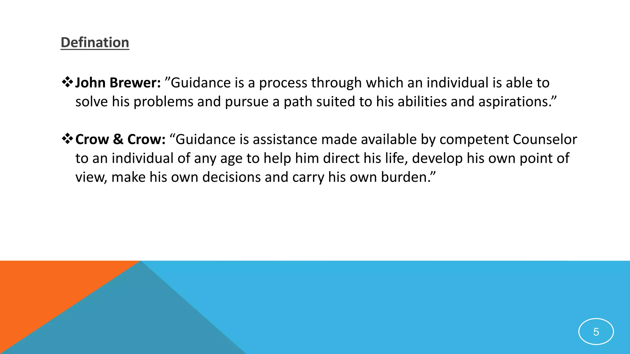 PPt of guidance and counseling | PPT