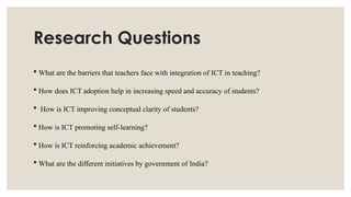 role of ict in enhancing problem solving | PPTX