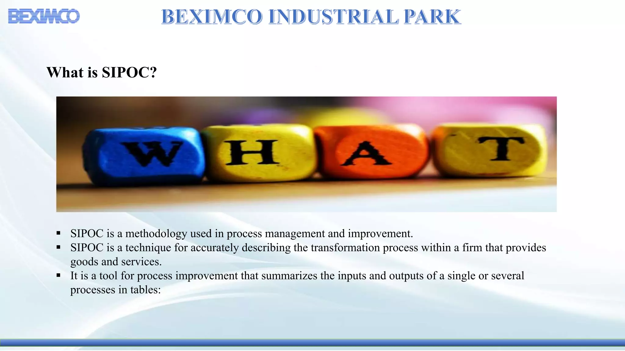 SIPOC | PPTX