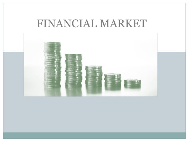 Ppt of indian financial market | PPT | Stocks and Bonds | Personal ...
