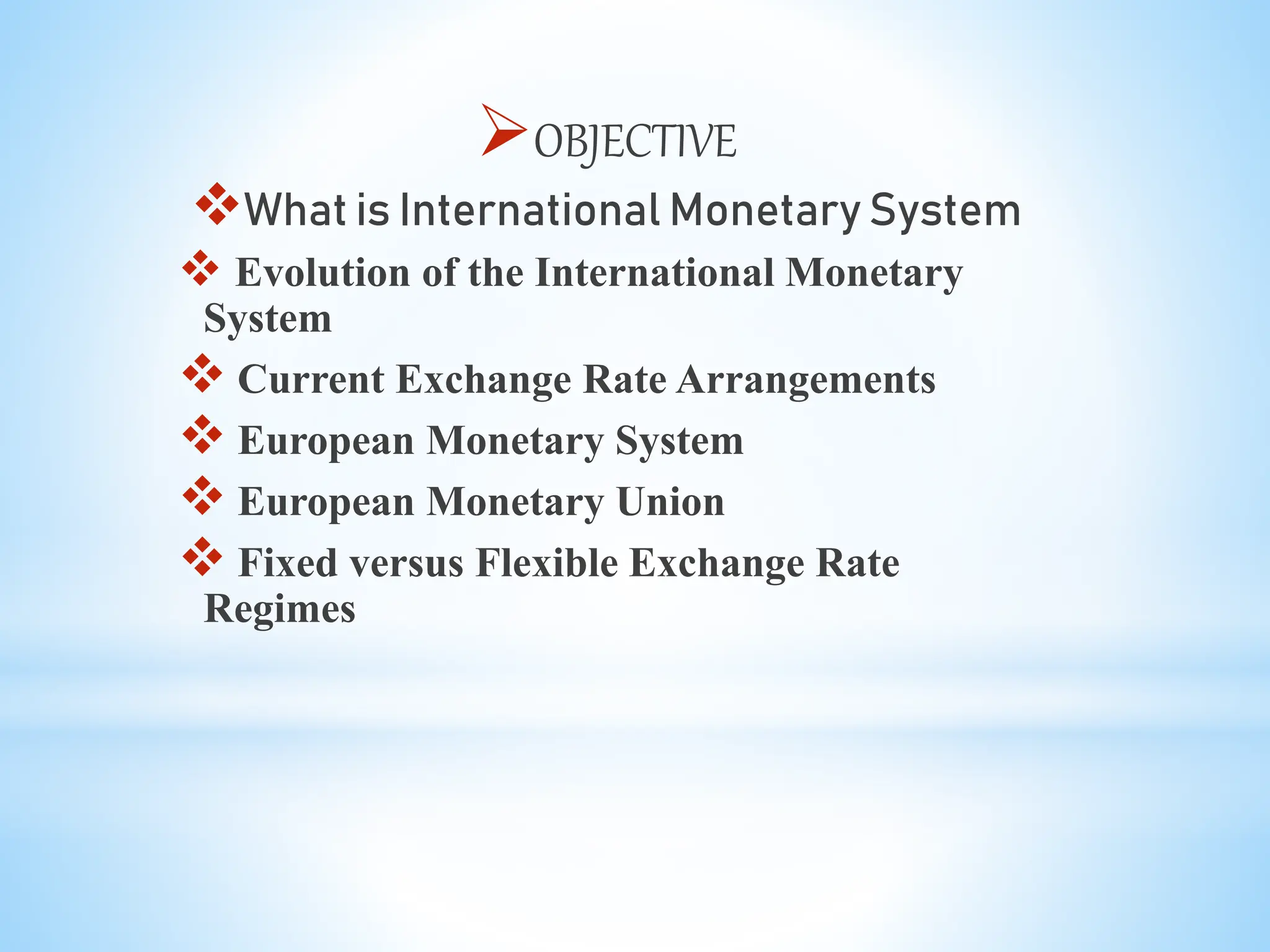 International Monetary System ppt by imtiaz Ali | PPTX