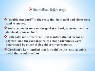 International Monetary System ppt by imtiaz Ali | PPTX