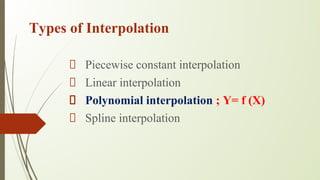 PPT of Interpolation for Newtons forward.pdf