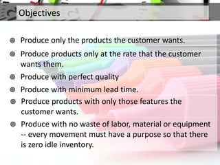 Presentation on Just in Time | PPTX