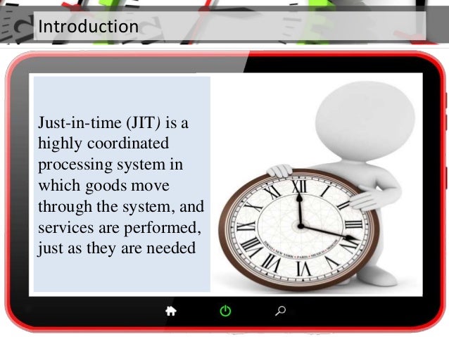 Presentation on Just in Time