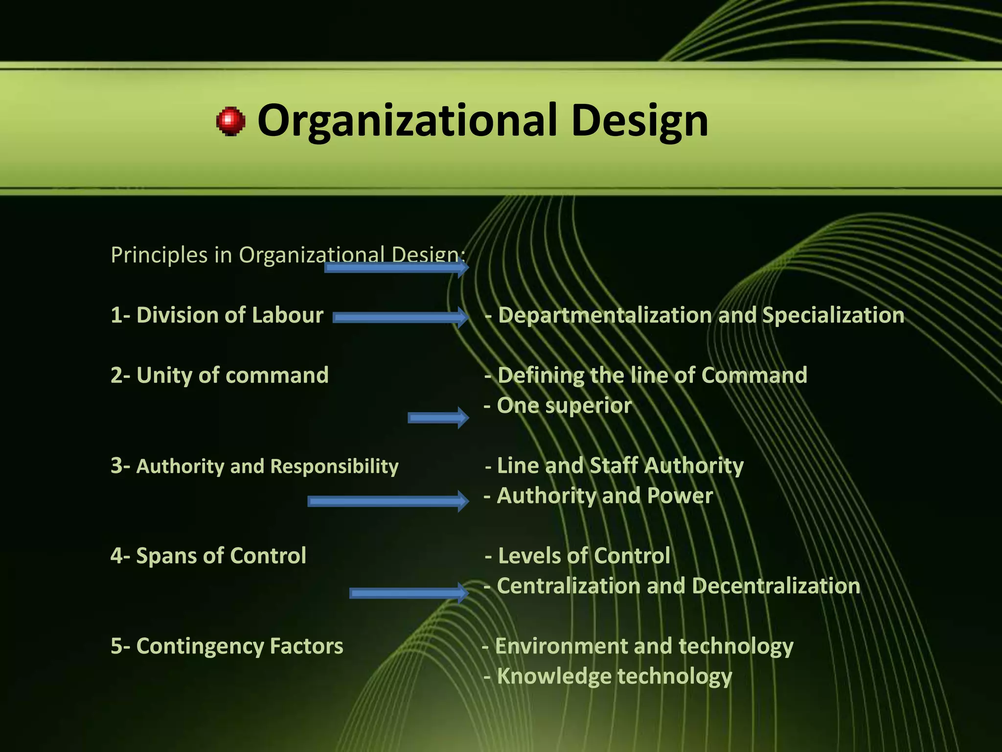 Organization Structure and Design | PPT