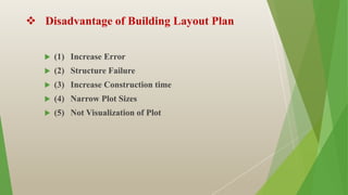 ppt of layout Plan of building and it's ground marking .pptx