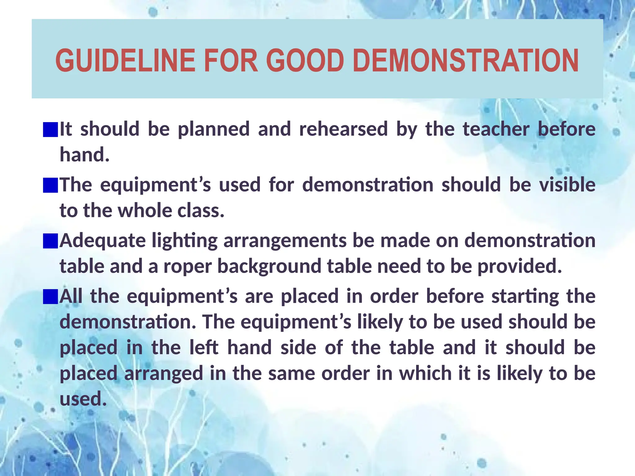 ppt of lecture and demonstrtion.pptx edu | PPTX