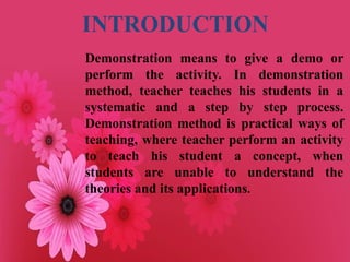 ppt of lecture and demonstrtion.pptx edu | PPTX