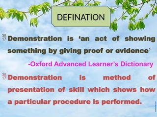 ppt of lecture and demonstrtion.pptx edu | PPT