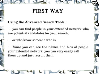 Ppt of linkedin process | PPT