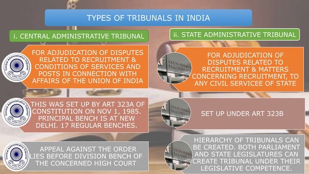 Different types of Tribunal.pptx | Law