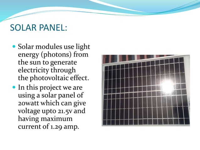 PPT ON SOLAR STREET LIGHTING SYSTEM | PPTX | Gas and Electric | Home ...