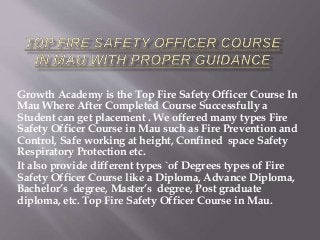 Best Fire Safety Institute In Varanasi | PPT