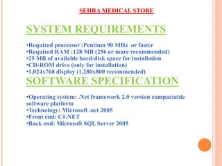 Ppt of medical store | PPTX