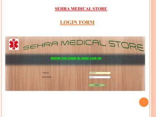 Ppt of medical store | PPTX