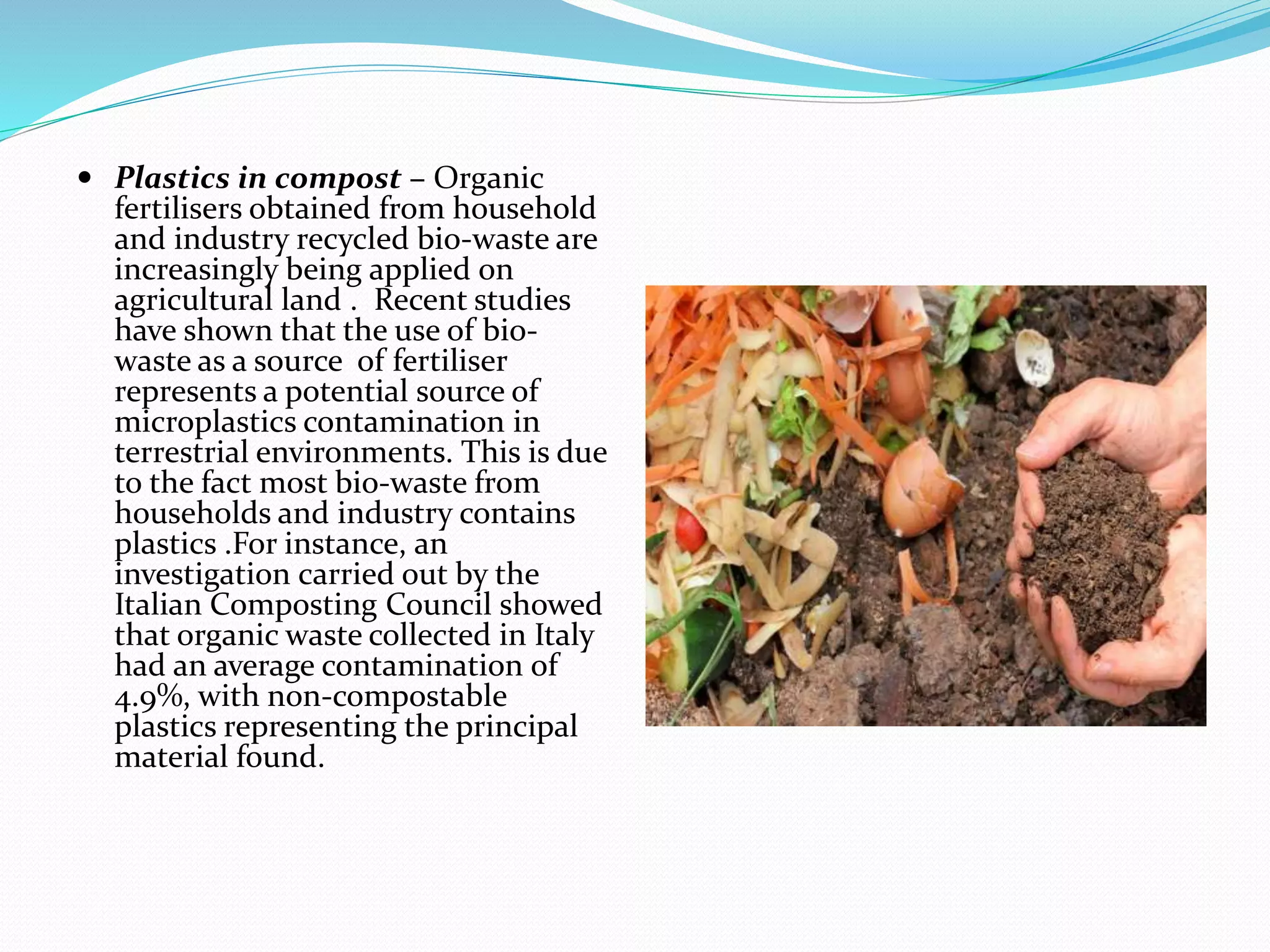 Ppt of microplastic in soil of maharishi dayanand university and | PPTX