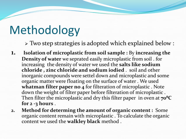 Ppt of microplastic in soil of maharishi dayanand university and | PPTX