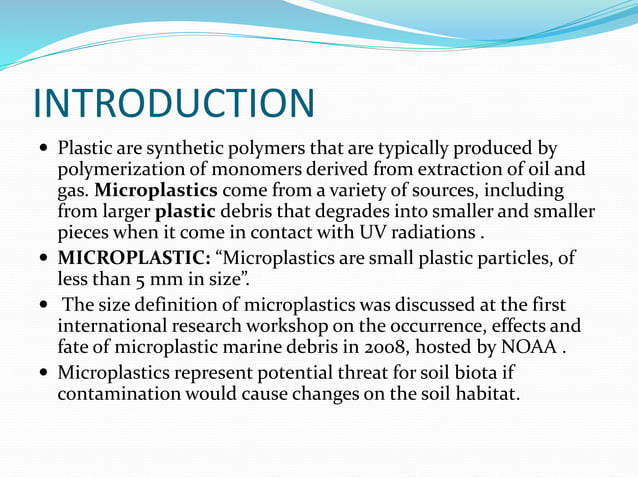 Ppt of microplastic in soil of maharishi dayanand university and | PPTX