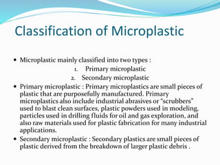 Ppt of microplastic in soil of maharishi dayanand university and | PPTX