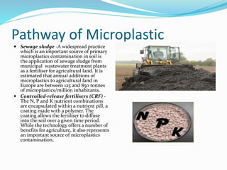 Ppt of microplastic in soil of maharishi dayanand university and | PPTX