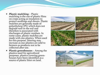 Ppt of microplastic in soil of maharishi dayanand university and | PPTX
