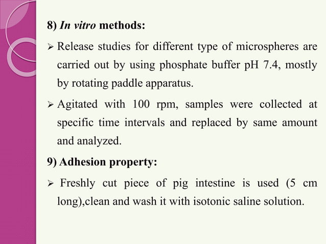 microspheres types , preparation and evaluation | PPTX | Chemistry ...
