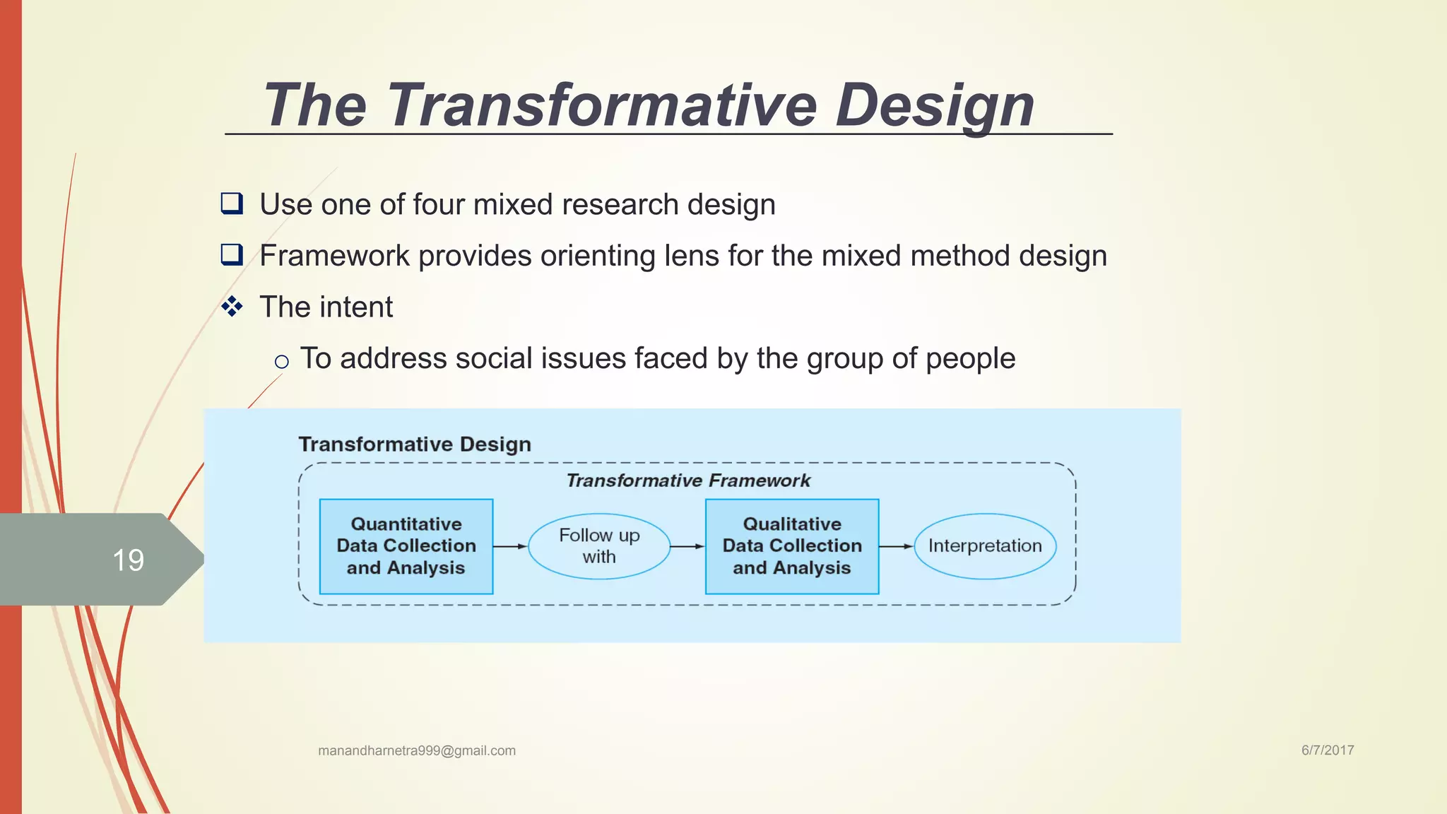 Ppt of mixed method design | PPTX