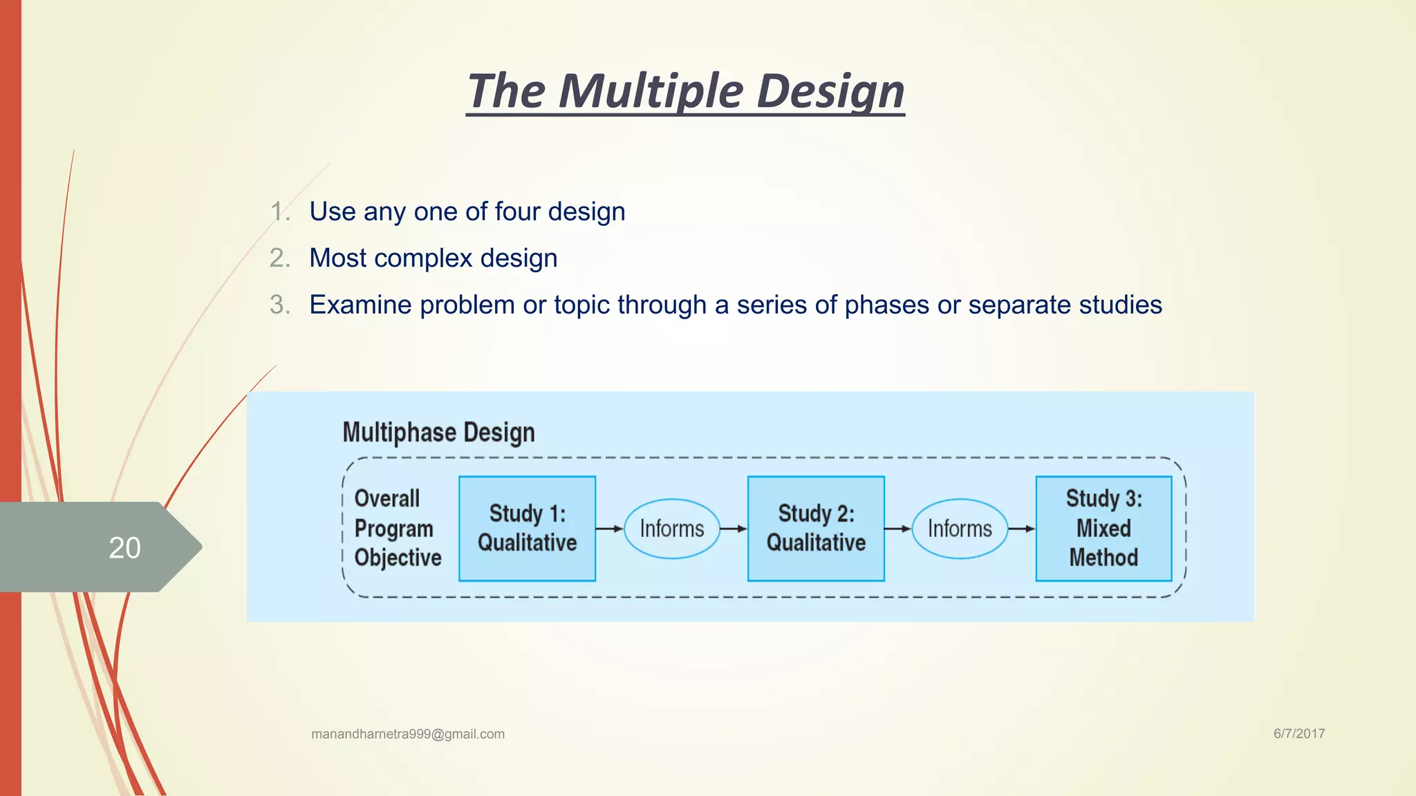 Ppt of mixed method design | PPTX