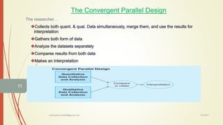 Ppt of mixed method design | PPTX
