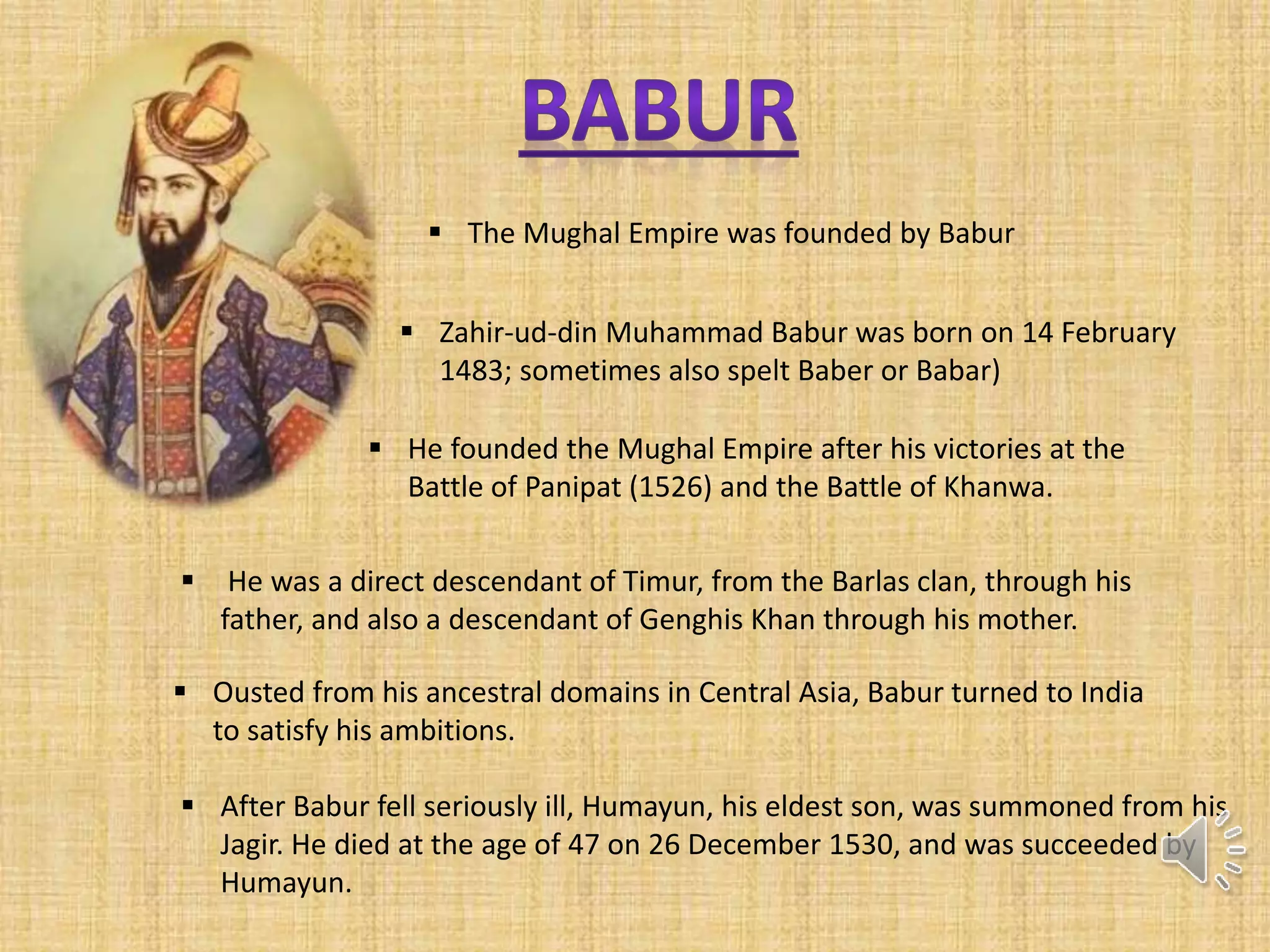 Ppt on mughal empire | PPTX